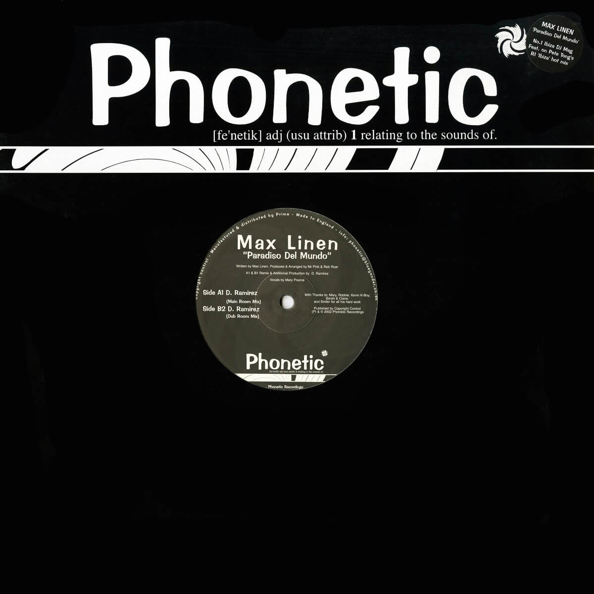 Max Linen - Paradiso del Mundo - Rob Roar